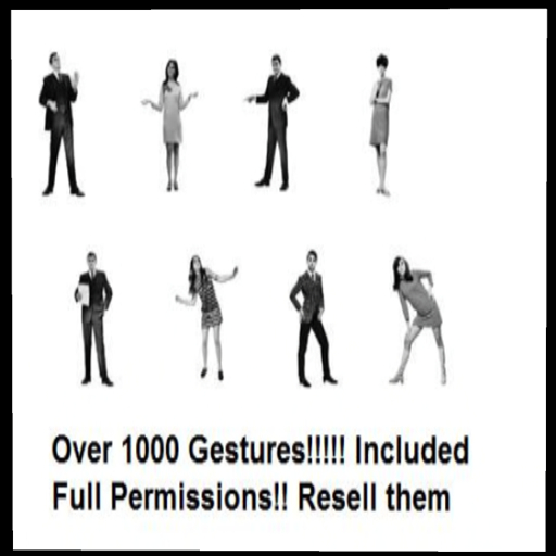 Second Life Marketplace - 1000 Gestures